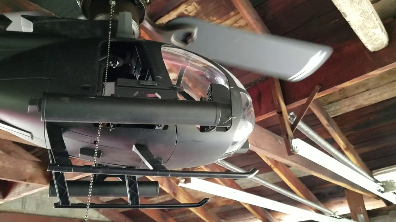 Helicopter ceiling fan - YouTube