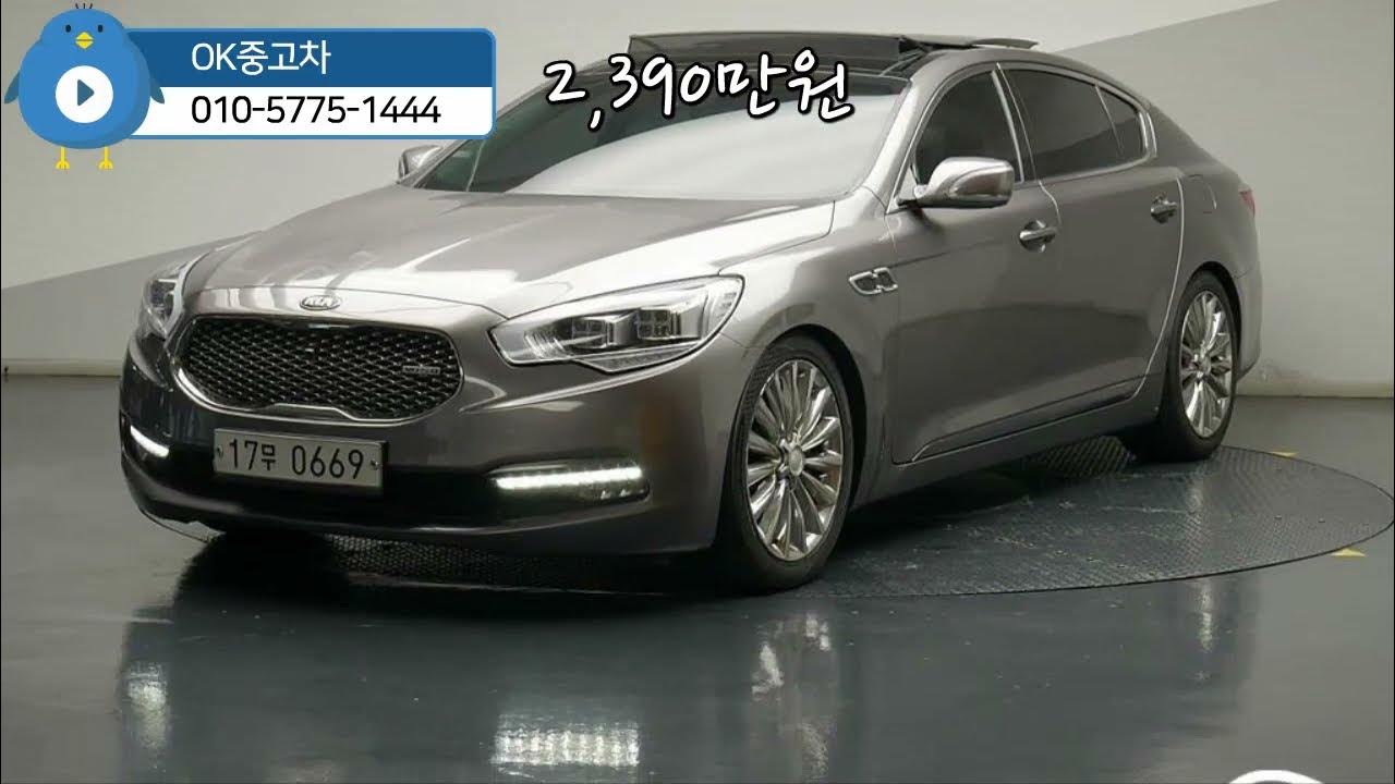 기아 더뉴K9 5.0 GDI 퀀텀/16년식/12만km/2,390만원/완전무사고 - YouTube
