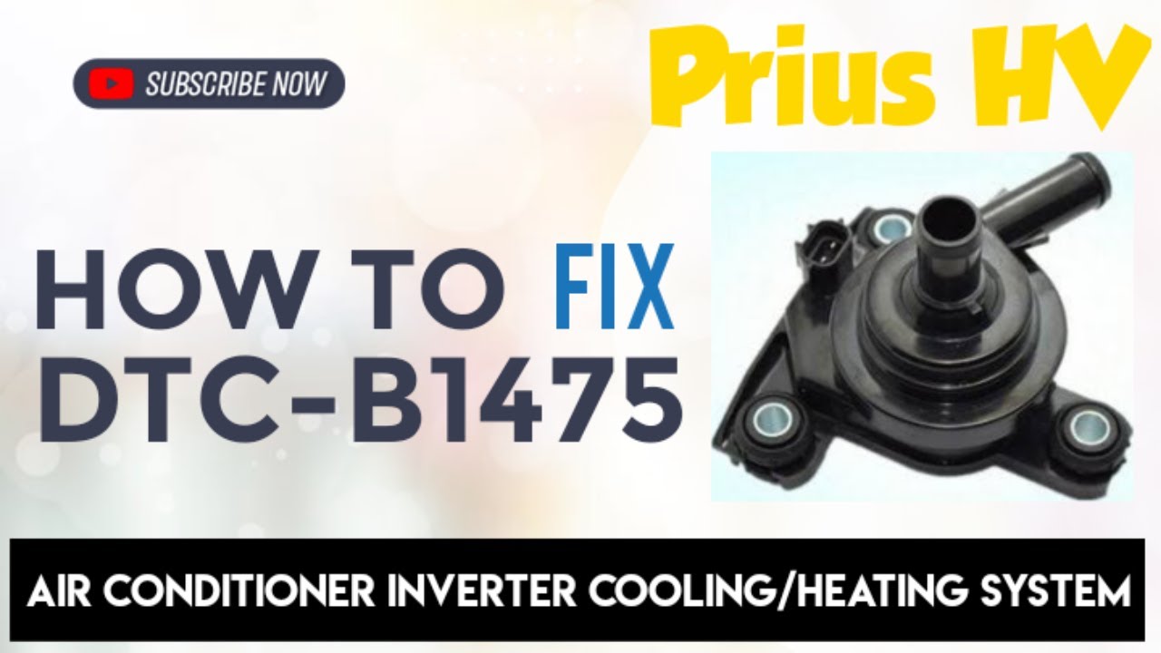 HOW TO FIX DTC-B1475 TOYOTA PRIUS HYBRID. - YouTube