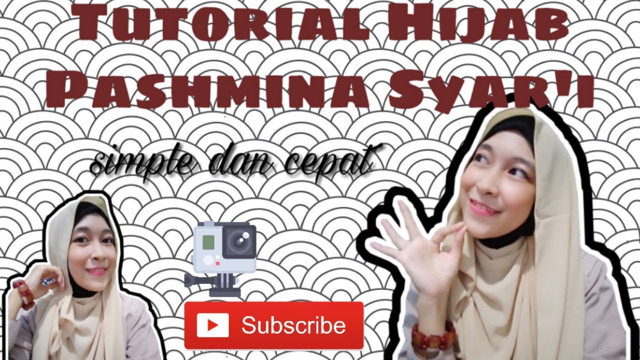 TUTORIAL HIJAB PASHMINA MENUTUP DADA by YUNI ZAILANI - YouTube