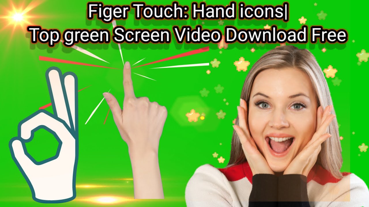 Figer Touch: Hand Gesture icons| Top green Screen Video AIGK - YouTube