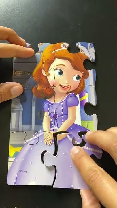 Sofia the First jigsaw puzzle video, Princess puzzle for kids - YouTube