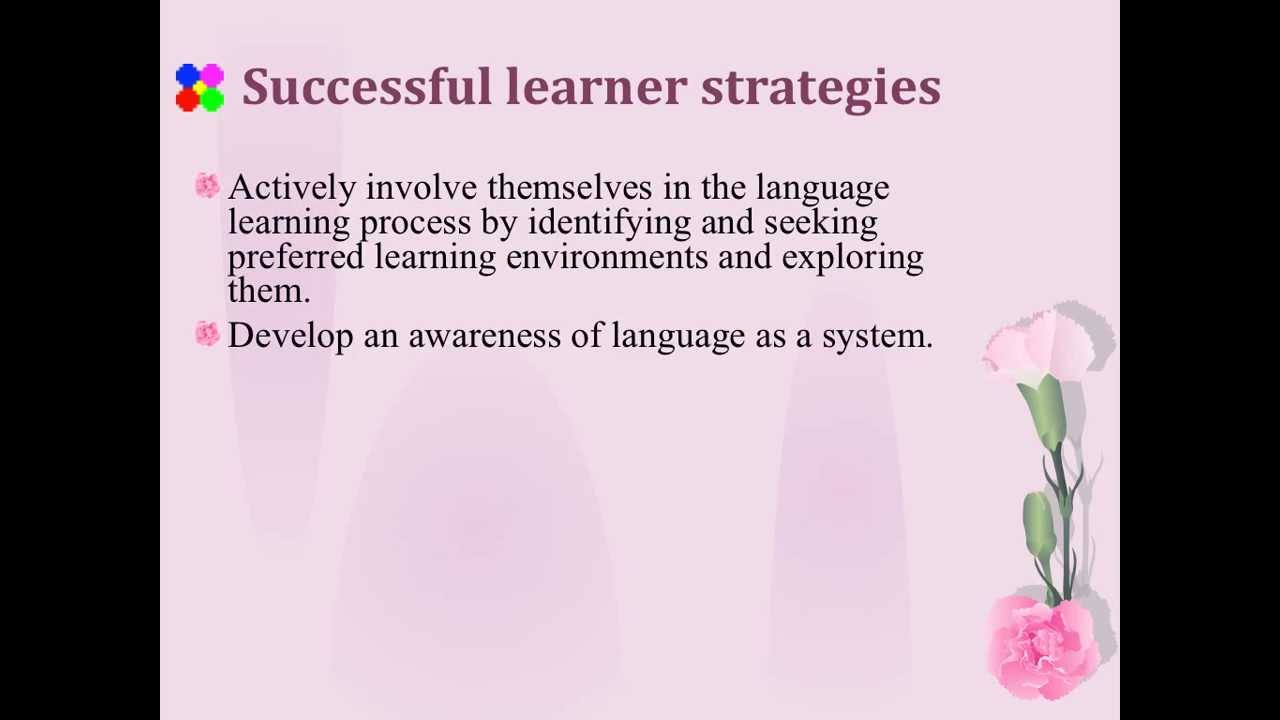 SLA For ELT: Learning styles and strategies (Part3) - YouTube