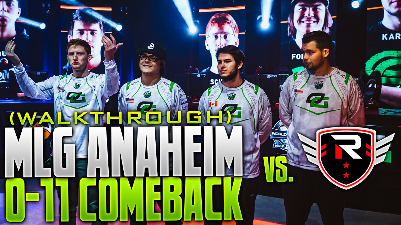 MLG ANAHEIM 0-11 COMEBACK VS RISE! (WALKTHROUGH) - YouTube