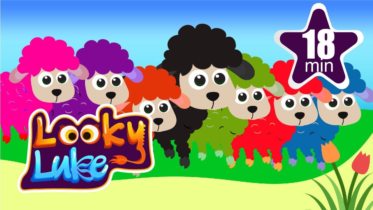 Baa Baa Black Sheep + More Kids Songs | Preschool Nursery Rhymes with ...