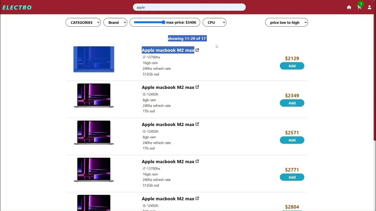 ecommerce - demo ( react, react router, mongoose , mongodb, vercel ) - YouTube