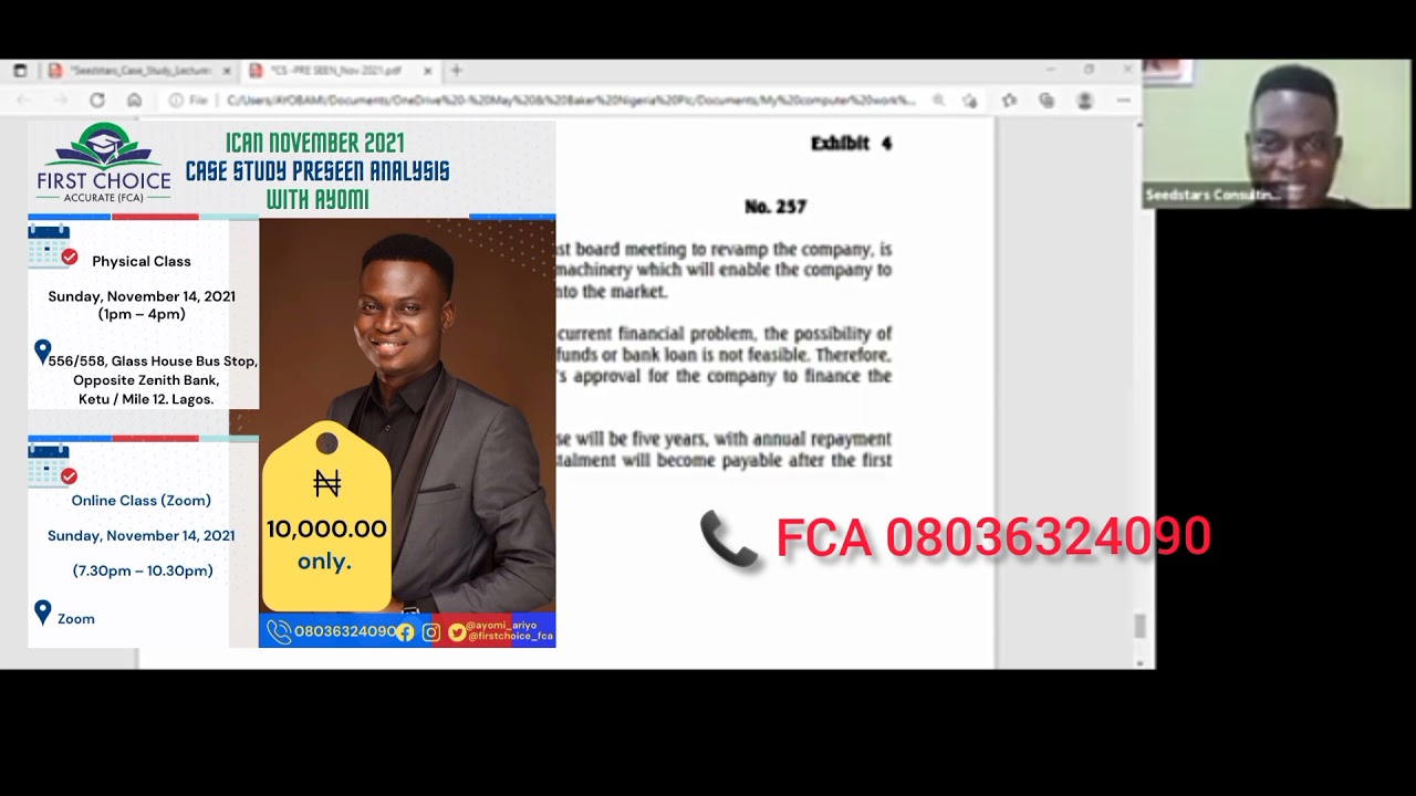 FCA ICAN NOVEMBER 2021 PRESEEN ANALYSIS YouTube fca-ican-november-2021-preseen-analysis-youtube