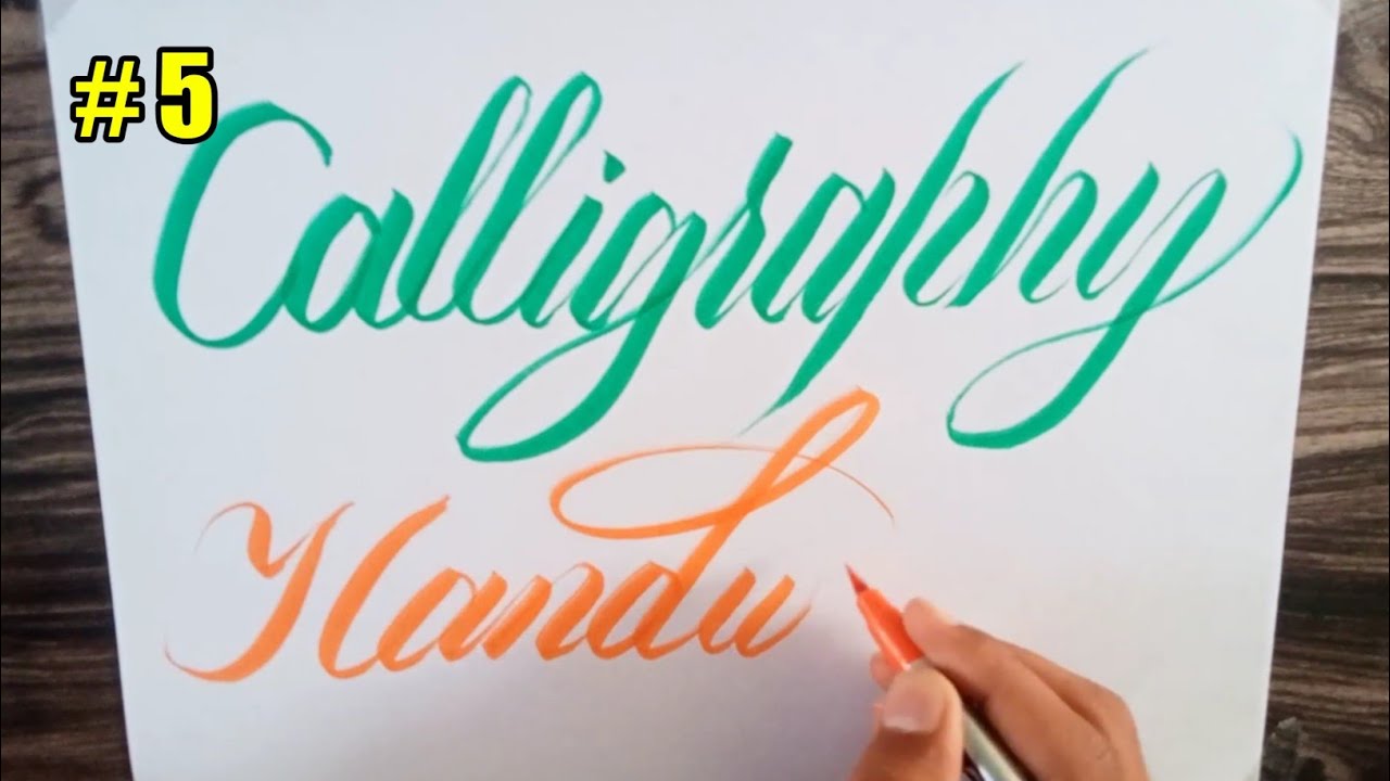 Calligraphy Handwriting | Sunday Calligraphy Challenge ( Day 5-100 ...