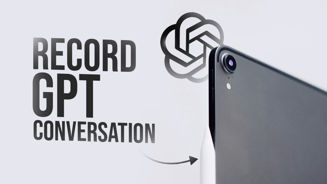 How to Record ChatGPT Voice Conversation on iPad Screen Recording ...