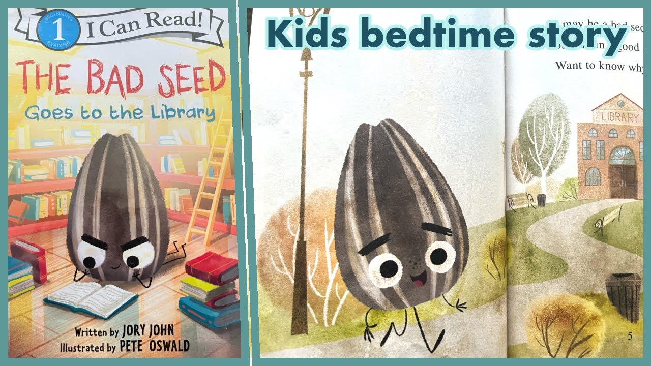 The Bad Seed (Goes to the Library) Read aloud pictures book 📕 #picturebooks #readaloud - YouTube