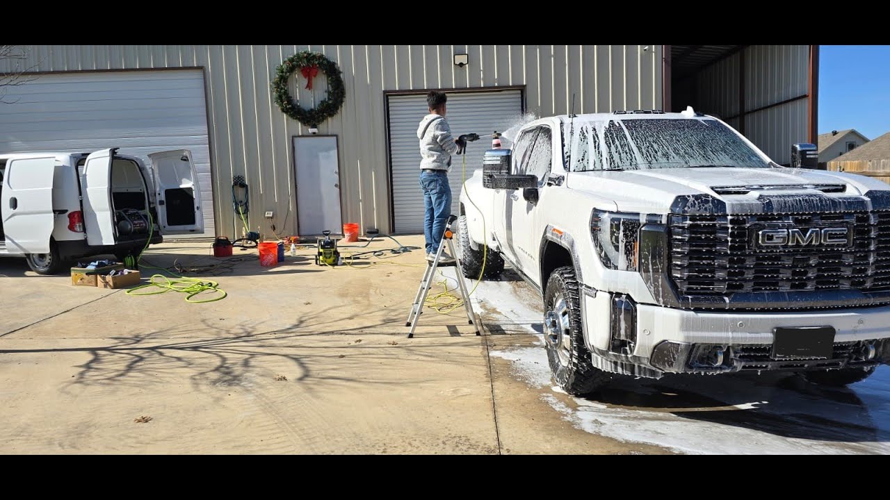 GMC Denali Dually Truck Interior/Exterior Detailing - Leather Seat ...