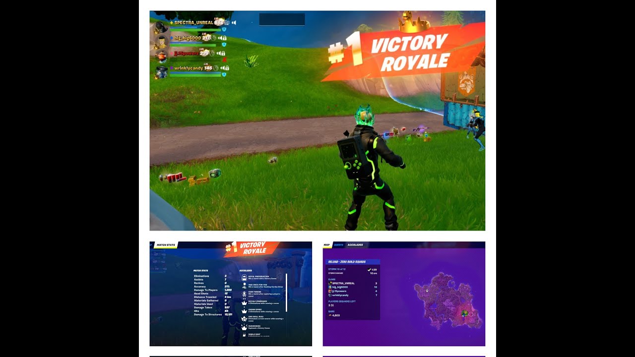 FORTNITE SEASON 4 CHAPTER 5 ABSOLUTE DOOM RELOAD ZERO BUILD SQUADS ...
