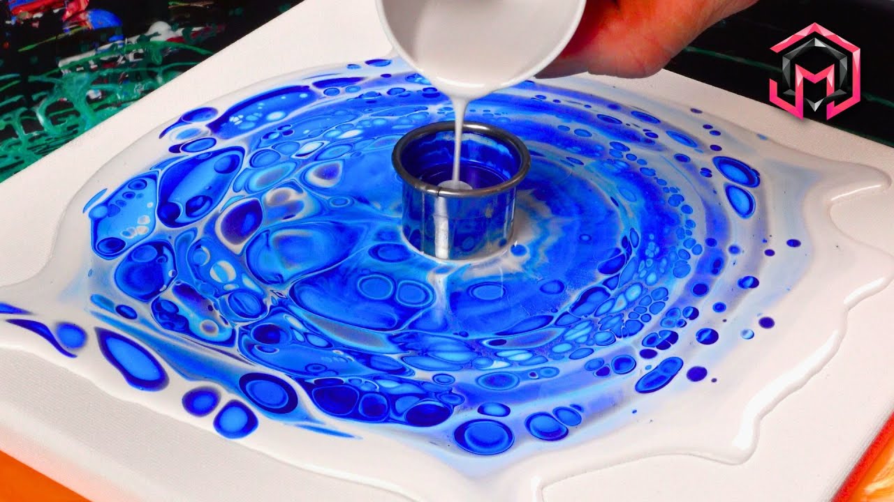 MAGIC IN A CUP!! Open Cup Acrylic Pouring and Fluid Art for Therapy at ...