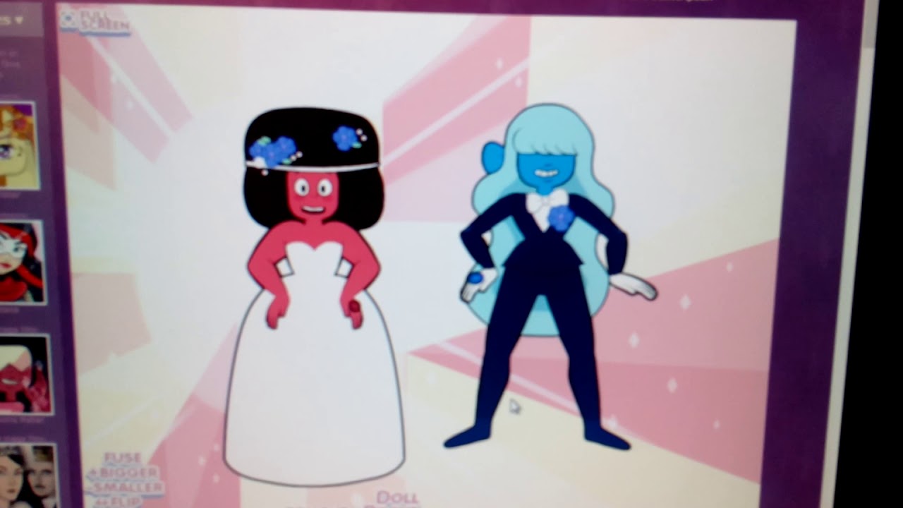 Ruby and sapphire gemsona maker - YouTube