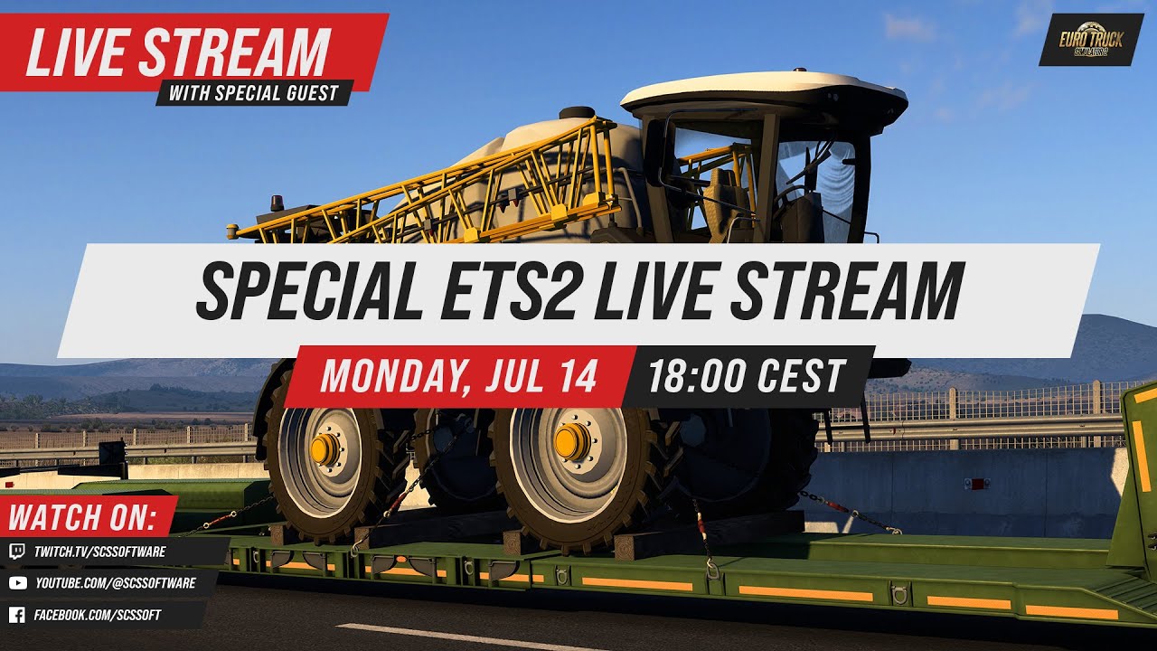 Euro Truck Simulator 2 - Farm Machinery Release Stream 🚛🌾 - YouTube