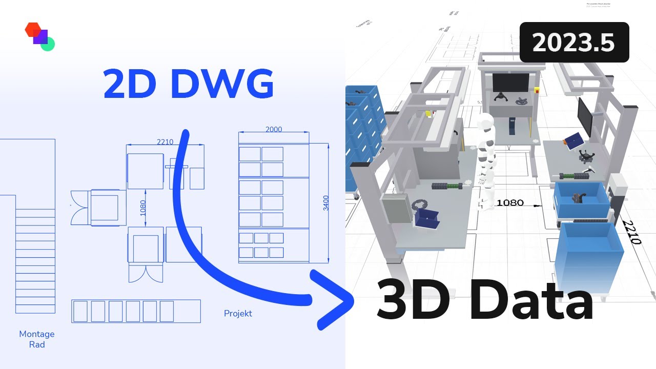 Dwg import and new virtual reality interface - Halocline 2023.5 - YouTube