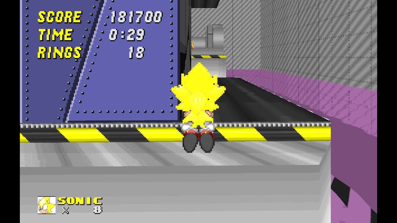 Srb2 Super Sonic challenge full run Part 1 - YouTube