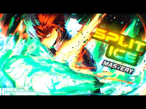 SPLIT ICE MASTERY | HEROS BATTLEGROUNDS - YouTube