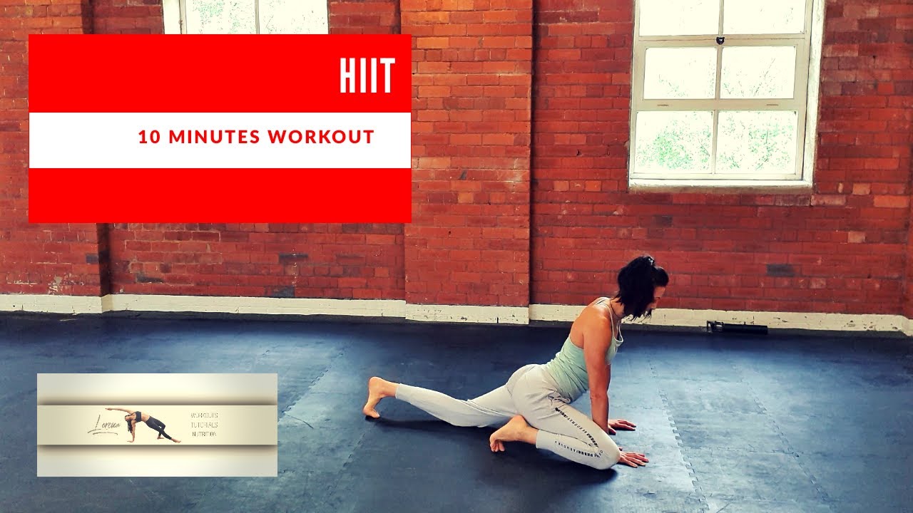 HIIT WORKOUT UNDER 10 MINUTES - High Intensity Interval Training - YouTube