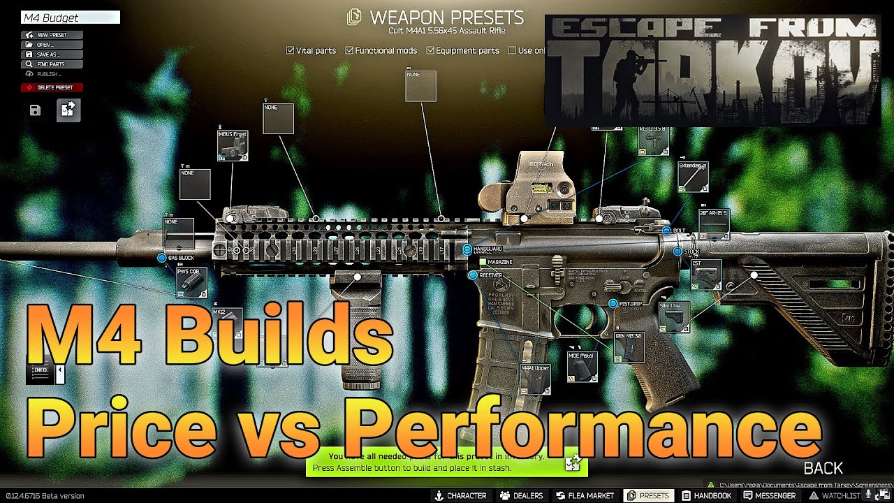 M4 Builds | Escape From Tarkov - YouTube