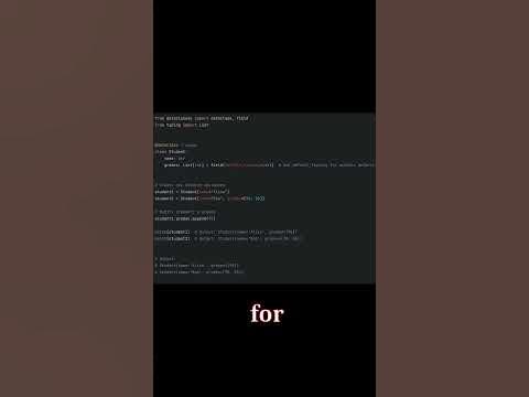 Python Trick: Using dataclasses with field(default_factory=...) - YouTube