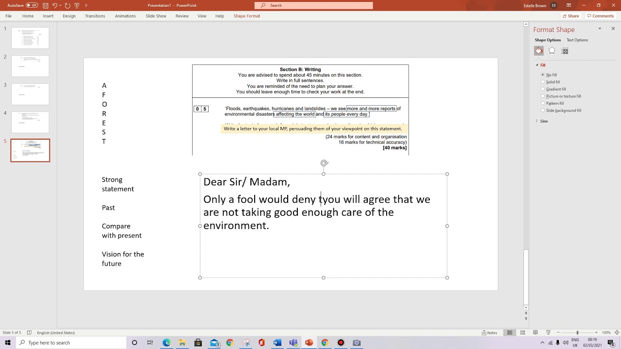 Paper 2 Walk-Through Q5 - YouTube