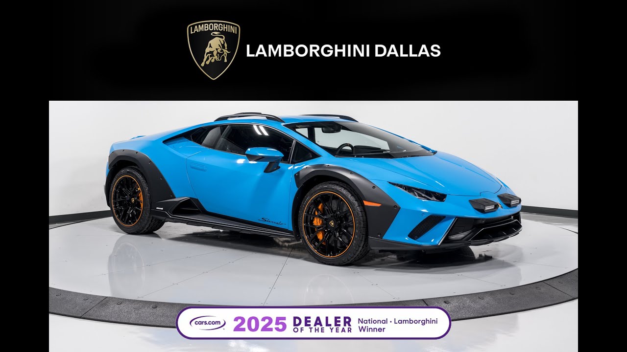 2024 Lamborghini Huracan Sterrato | Lamborghini Dallas | L1840 - YouTube