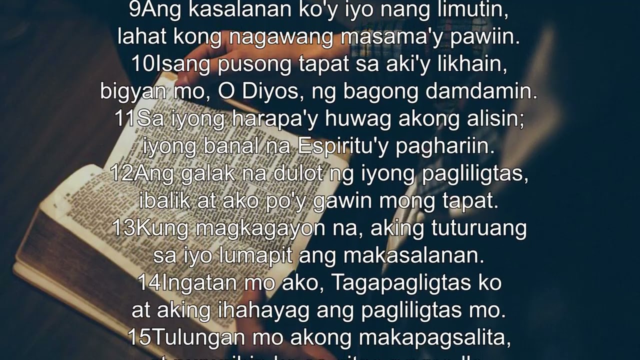Mga Awit 51 Narrated By JILRID YouTube Mga Awit 51 Narrated By JILRID YouTube