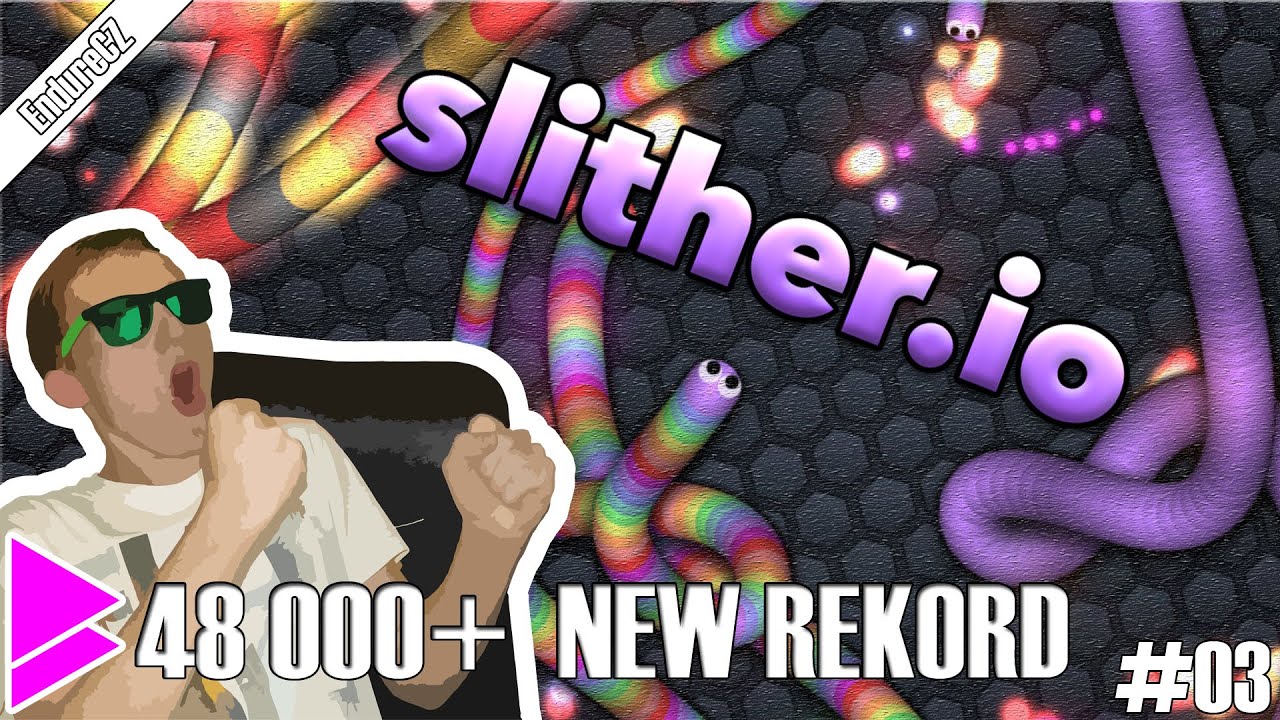 Slither.io CZ | Nový rekord 48000+!!! | #03 - YouTube