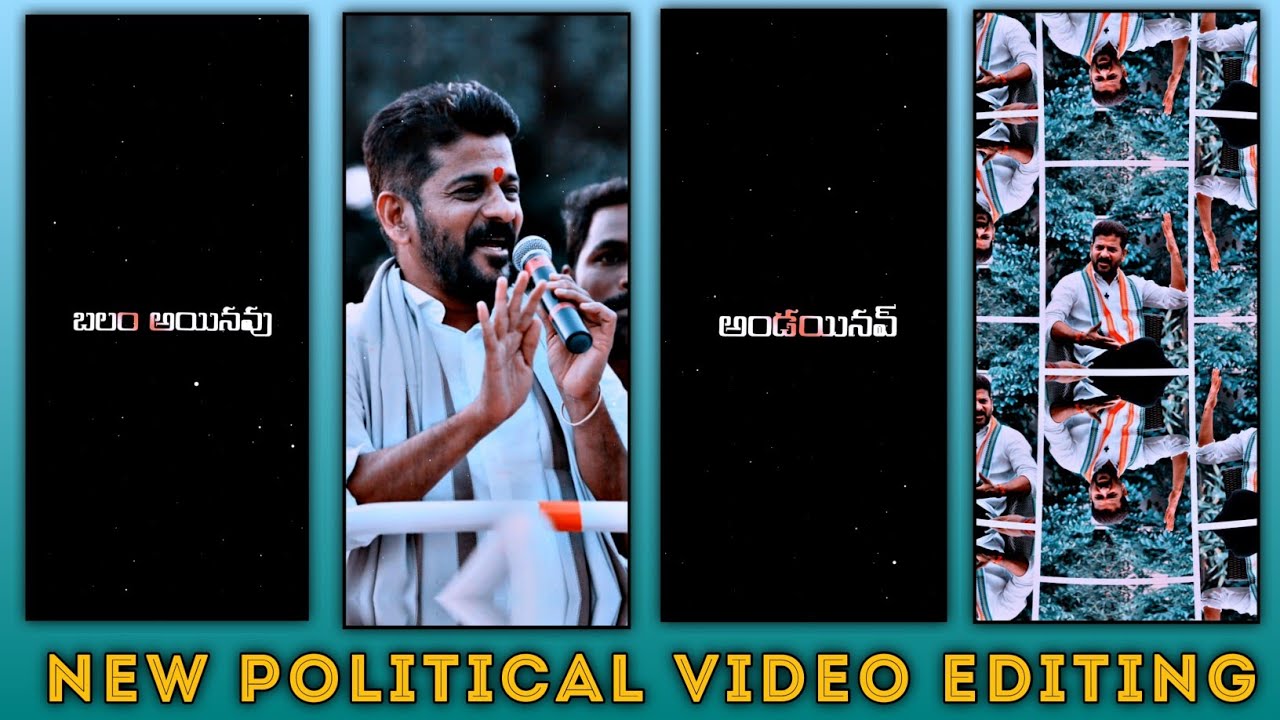 New trending political video editing in AlightMotion || political ...