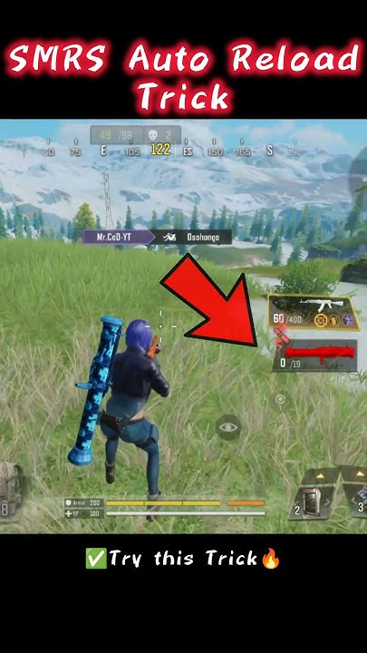 New SMRS + FHJ Auto Reload Trick💀🔥💪Pro+ Settings in CODM BR!💯 #shorts #codmbr - YouTube