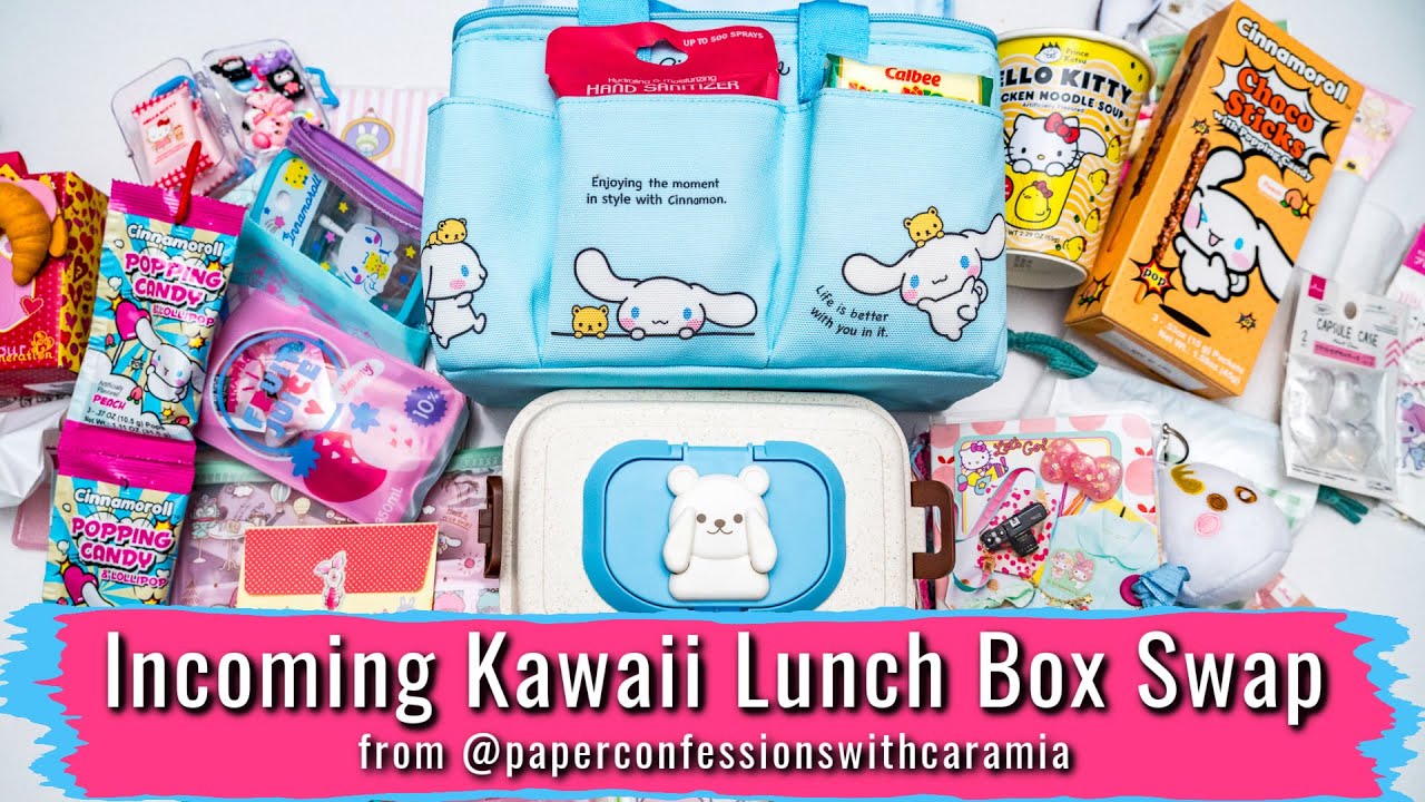 Incoming Kawaii Lunch Box Swap - YouTube