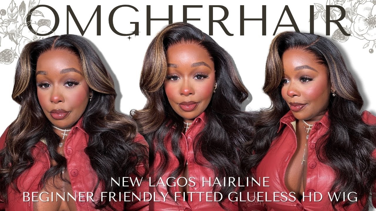 BEGINNER FRIENDLY FITTED GLUELESS HD WIG! PERFECT HOLIDAY GLAMOUR WIG ...