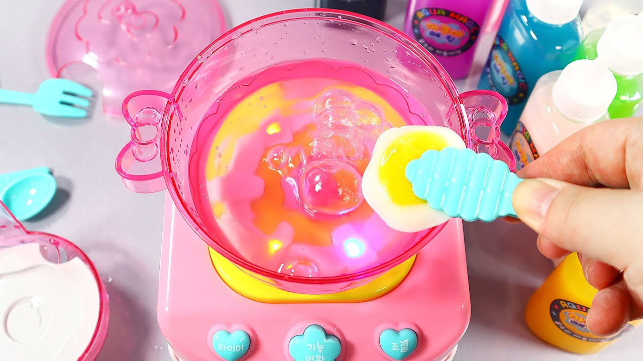 [Toy ASMR] Cooking Toy Kitchen Set Satisfying with Unboxing & Review ...