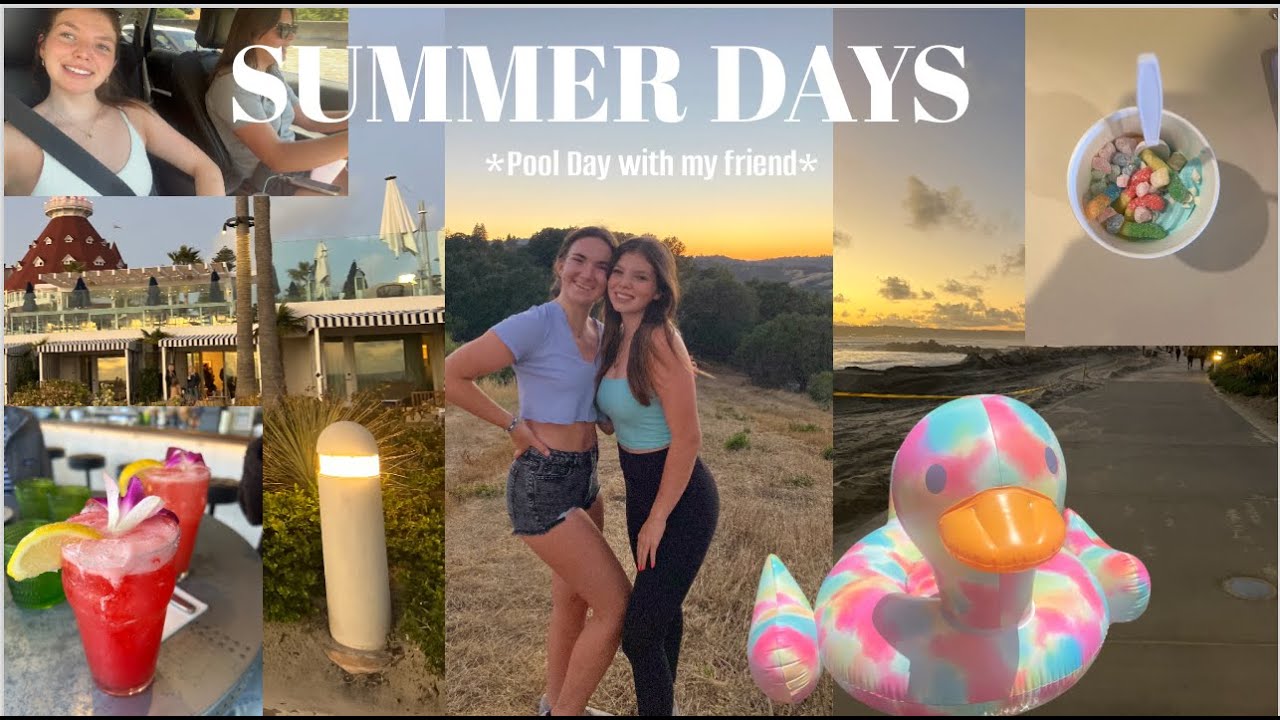 a summer day in my life VLOG- Tanning, hanging out with friends, and ...