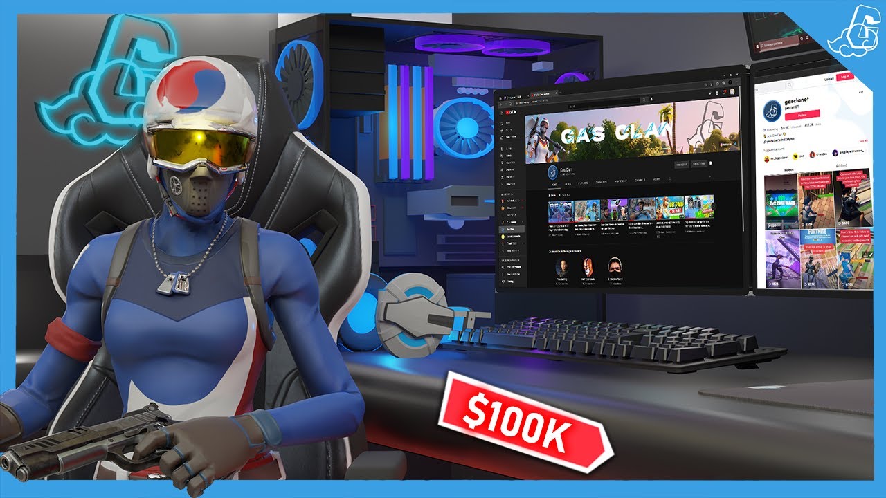 Gas Clan Gaming Setup Tours! ($100,000) - YouTube