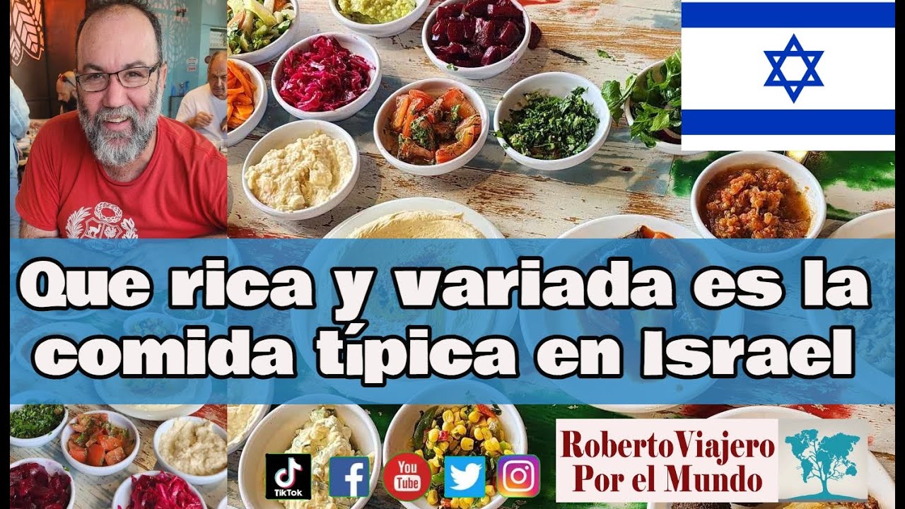 Que rica y variada es la comida típica en Israel. - YouTube