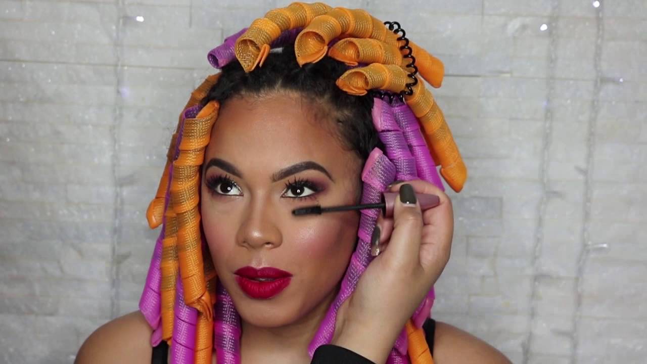 Curlformers-inspired festival curls with Simone - YouTube