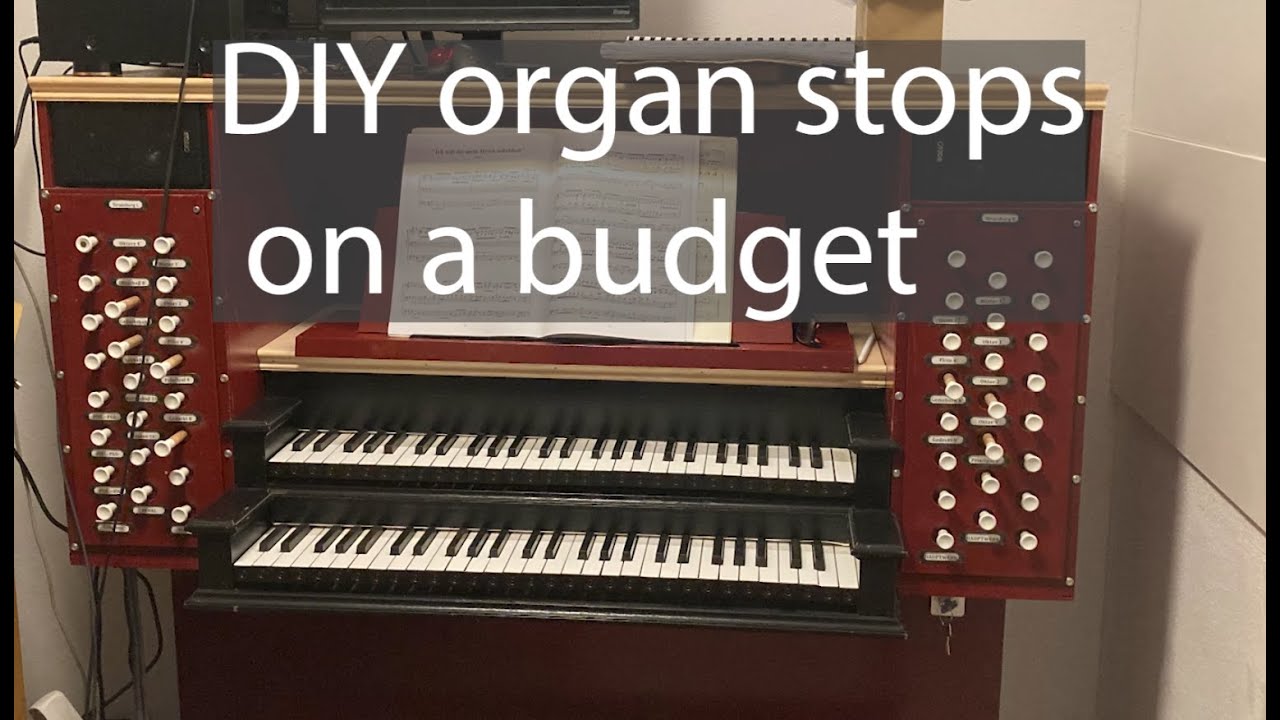 Building DIY MIDI organ stops on a budget - Hauptwerk - YouTube