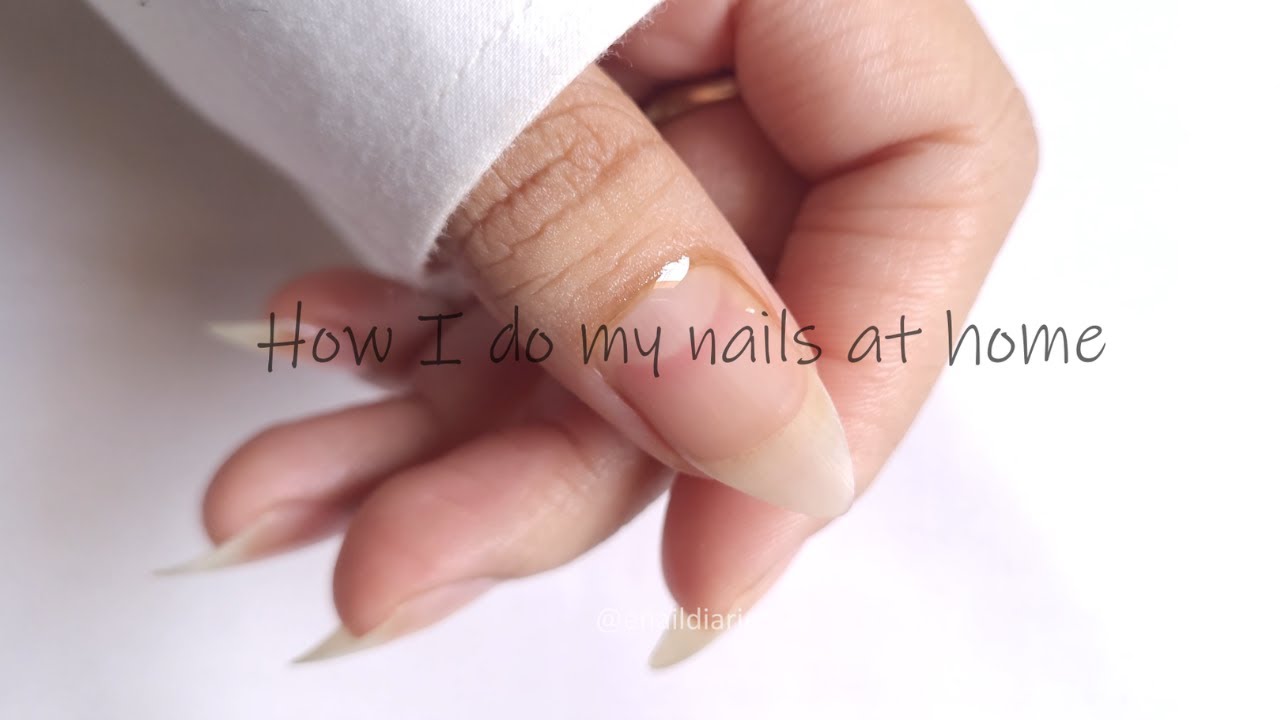 This is how I do my nails at home | Beginner-friendly | Enaildiaries ...