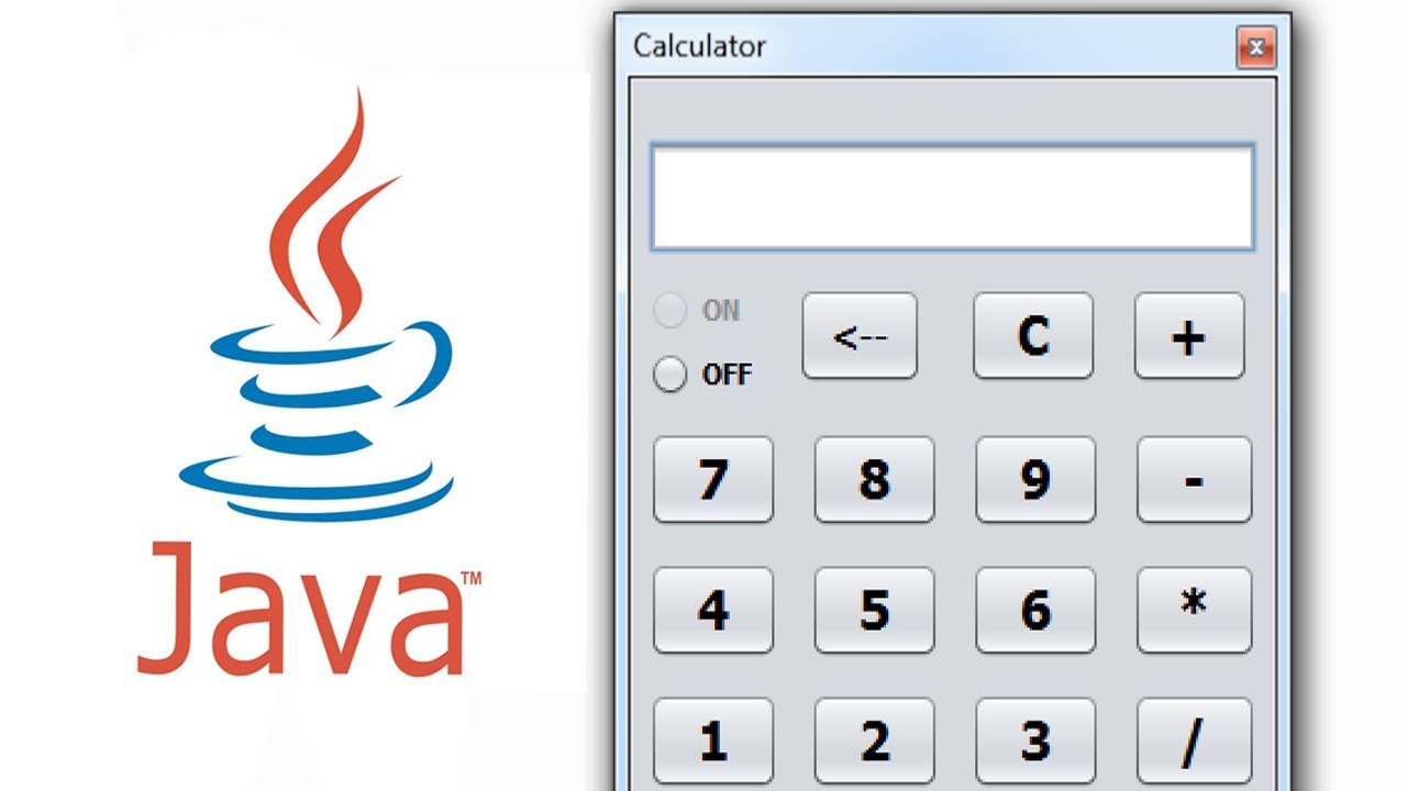 tuto : JAVA calculator - calculatrice in JAVA شرح - YouTube