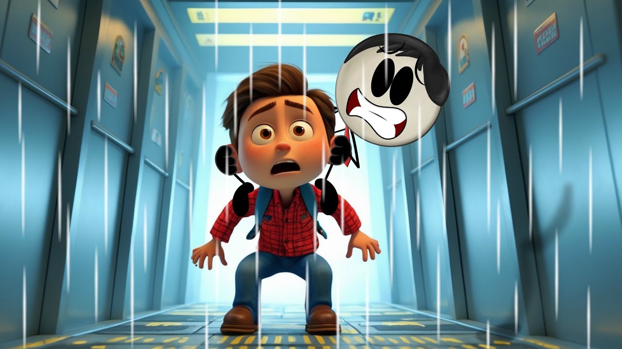 How to Survive a Falling Elevator? | #aumsum #kids #cartoon #science ...