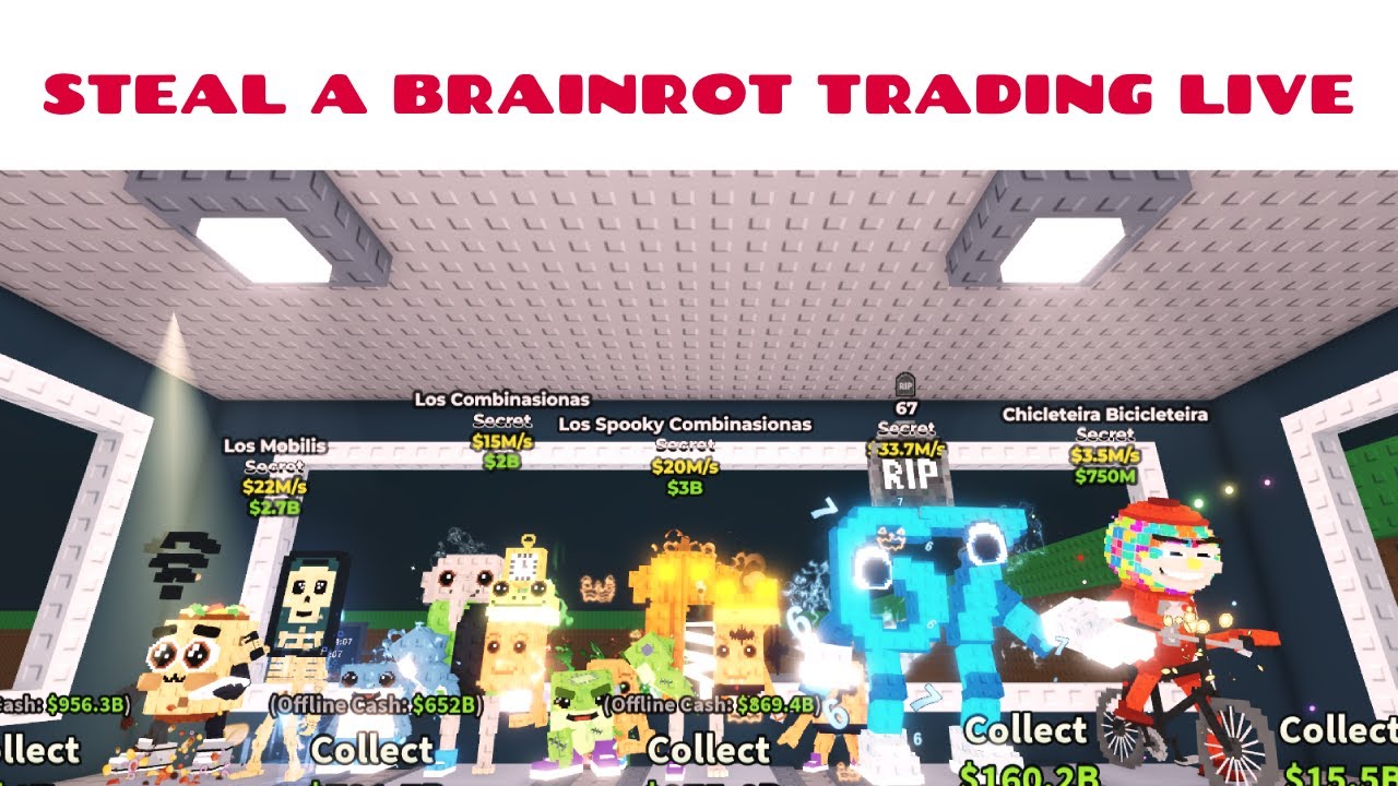 Steal a Brainrot Trading and NEW Radioactive EVENT! - YouTube
