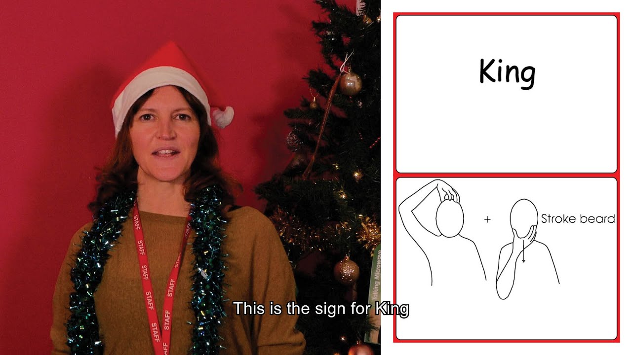 Learn the Makaton sign for King - YouTube