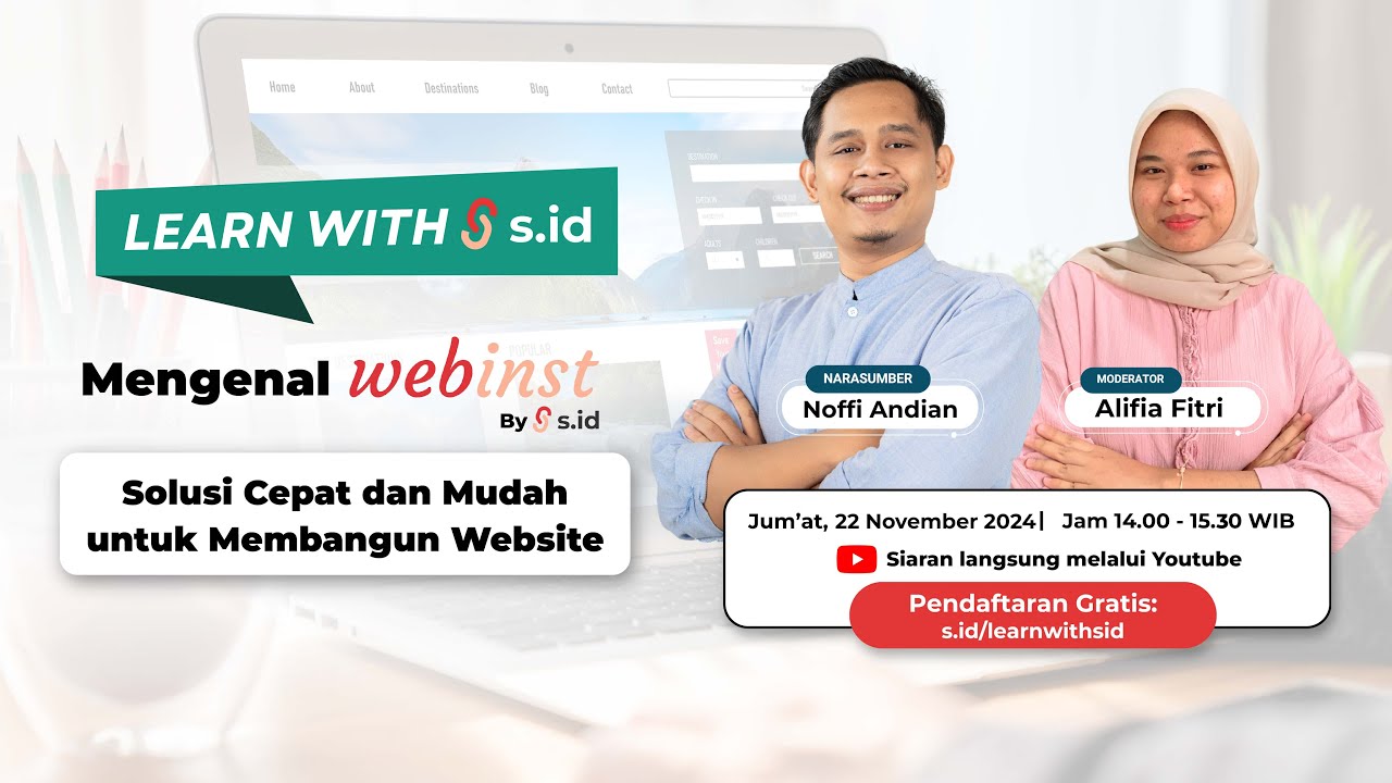Learn With S.id - Mengenal Webinst, Solusi Cepat dan Mudah untuk Membangun Website - YouTube