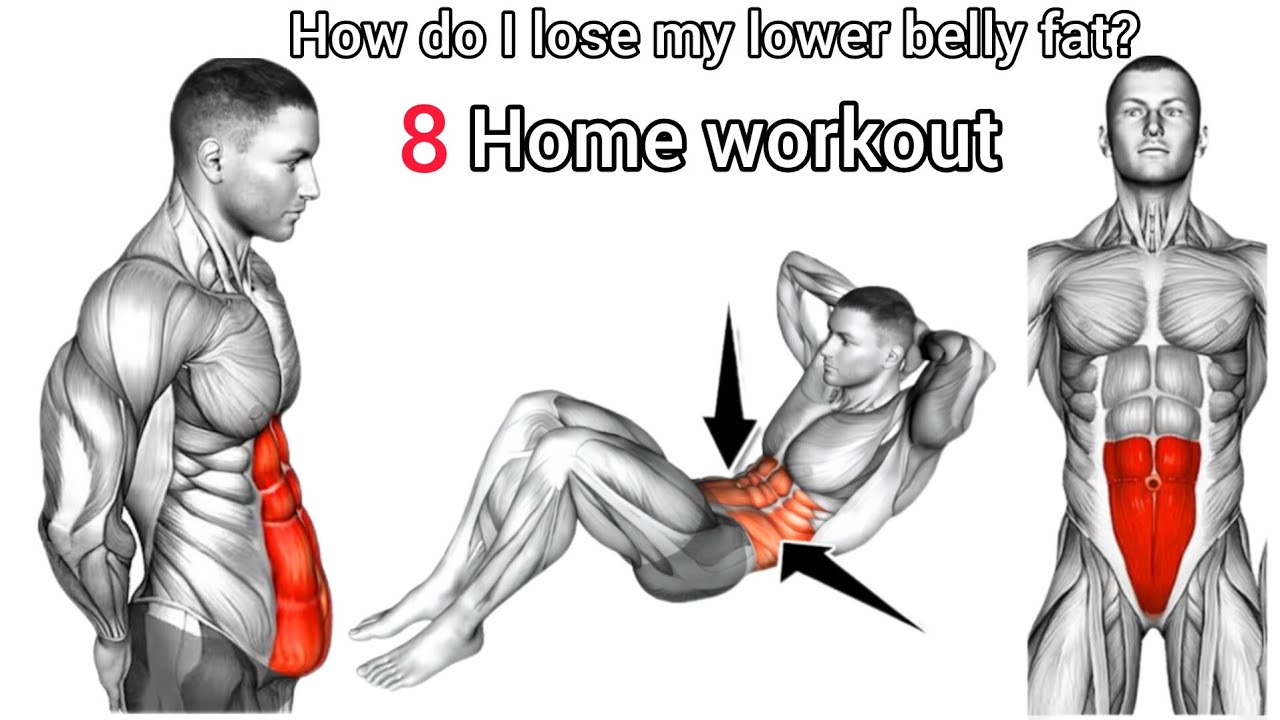 Belly Fat Ki Home Exercise Best 8 Home Workout Lower Belly Fat