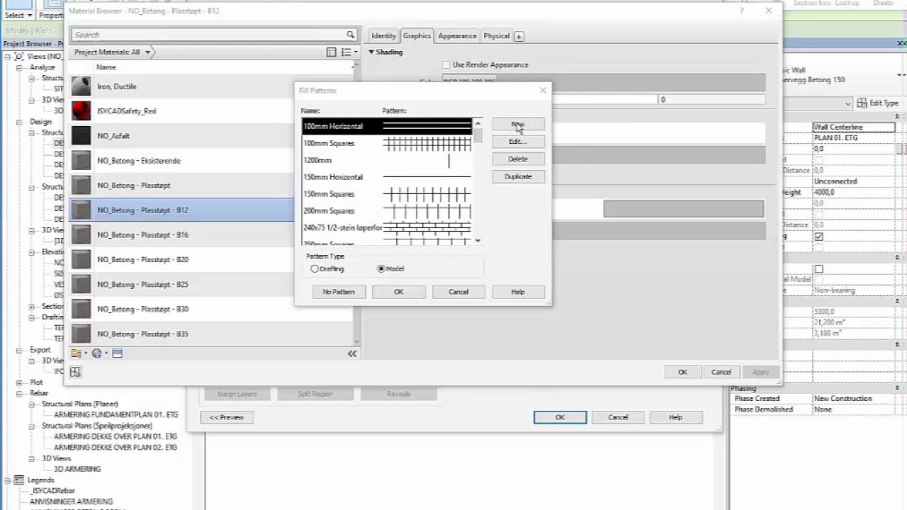 Revit Create A Custom Fill Pattern YouTube Revit Create A Custom Fill Pattern YouTube
