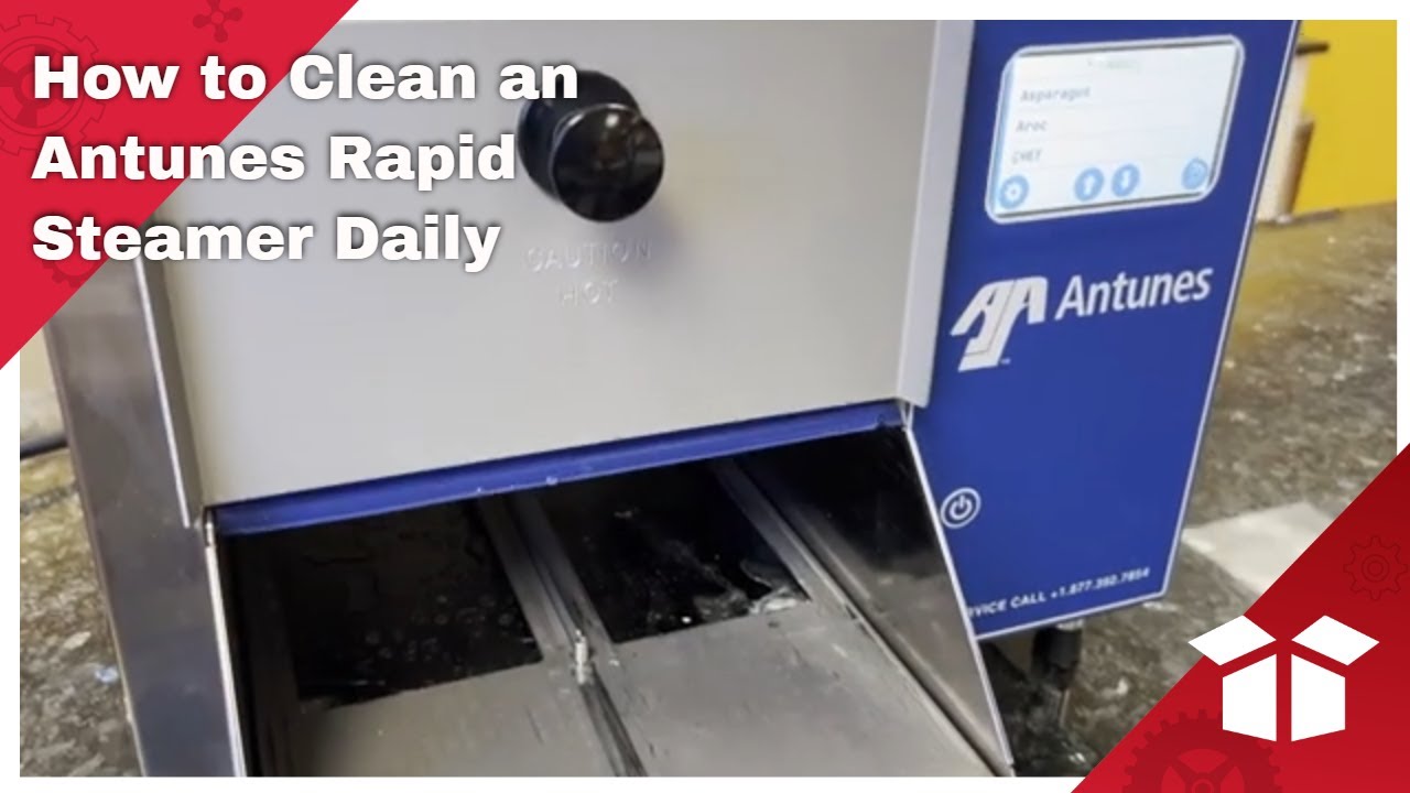 How to Clean an Antunes Rapid Steamer Daily - YouTube
