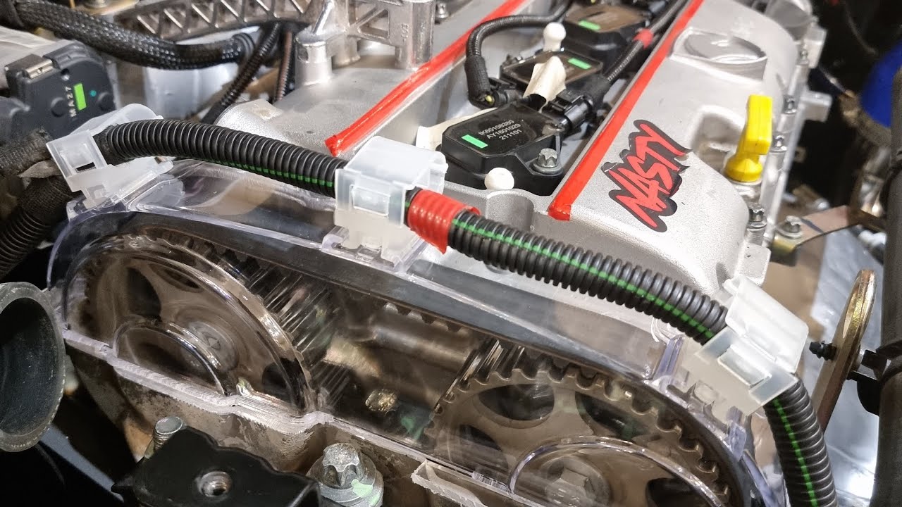 تست و بررسی مزایای قاب تسمه تایم شفاف موتور های ef7 و ef7 توربو💯 - YouTube