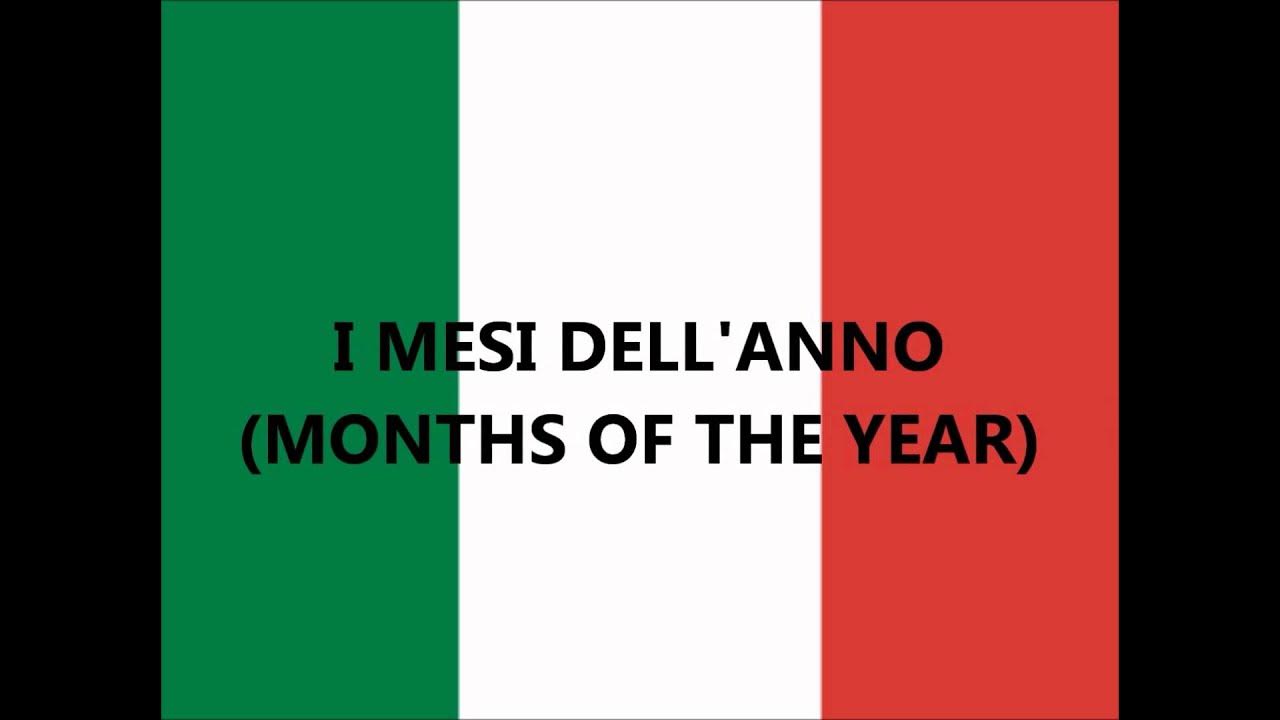 Italian lessons: days of the week - months - seasons (giorni della ...
